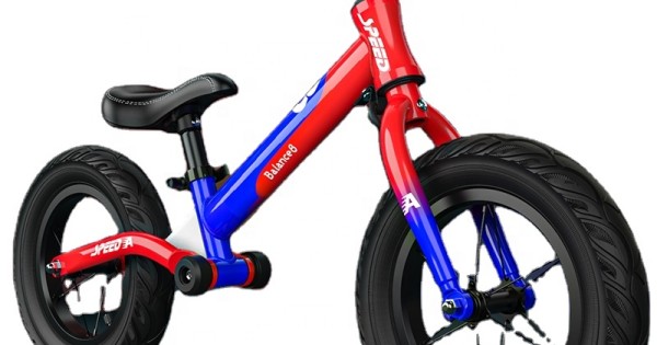 New children's balancing car inflatable wheel 2-6 years old sliding ...